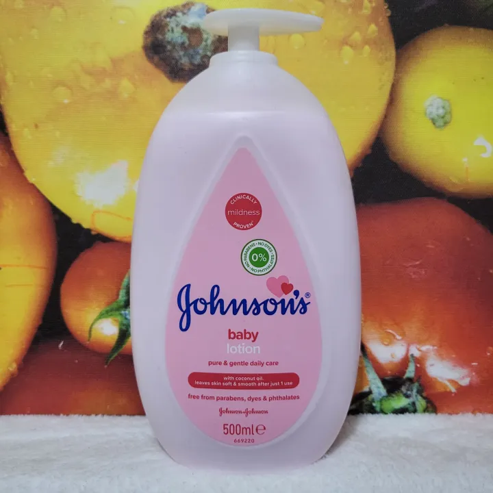 Johnson's Baby Lotion Pure and Gentle Daily Care 500mL | Lazada PH