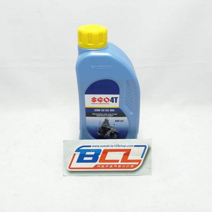 Oli SGO 20W-50 SG MA Oli Motor Suzuki isi 800Ml | Lazada Indonesia