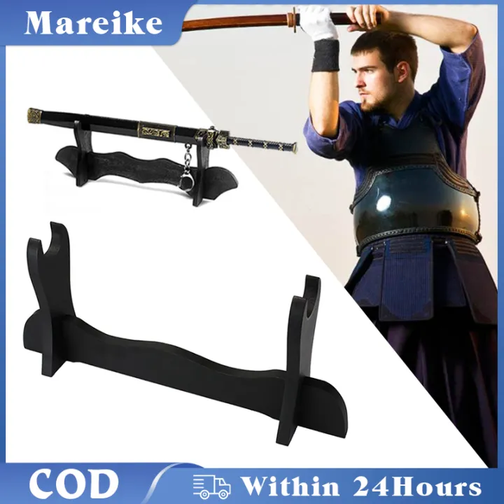 Black Katana Stand Holder Sword Holder Single Samurai Sword Stand ...