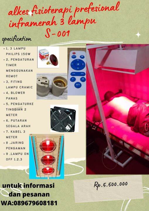 infrared 3 lampu fisioterapi prefesional | Lazada Indonesia
