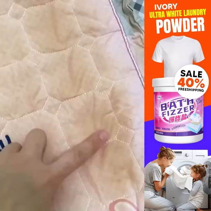 IVORY Ultra White Laundry Powder Detergent BATH FIZZER Washing Clean ...