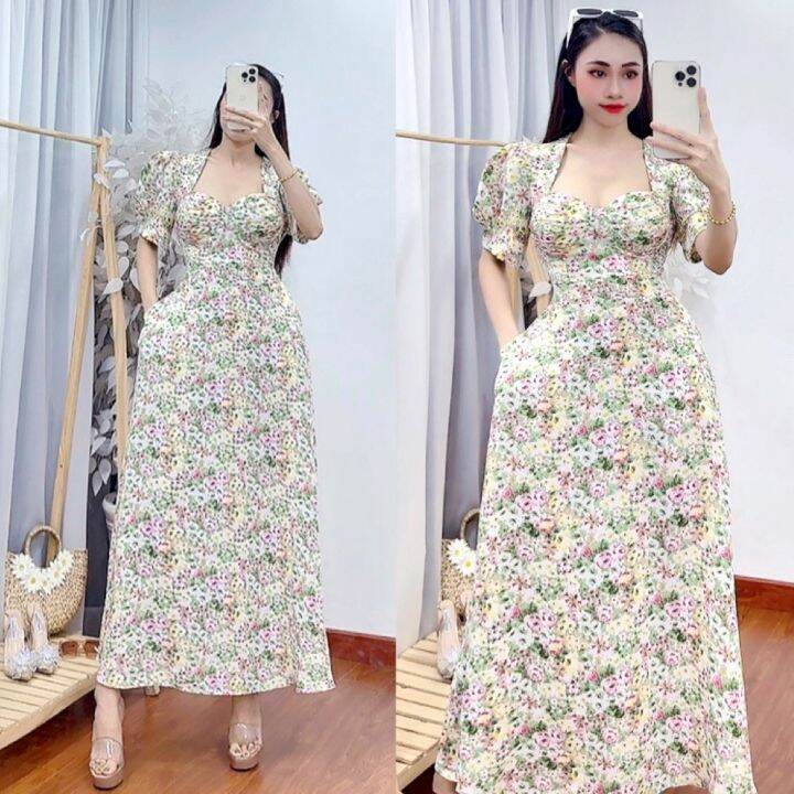 Premium Puff Sleeve Dress Lazada Ph