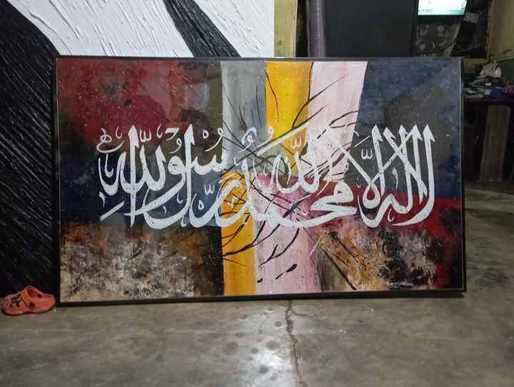 lukisan kaligrafi + frame | Lazada Indonesia