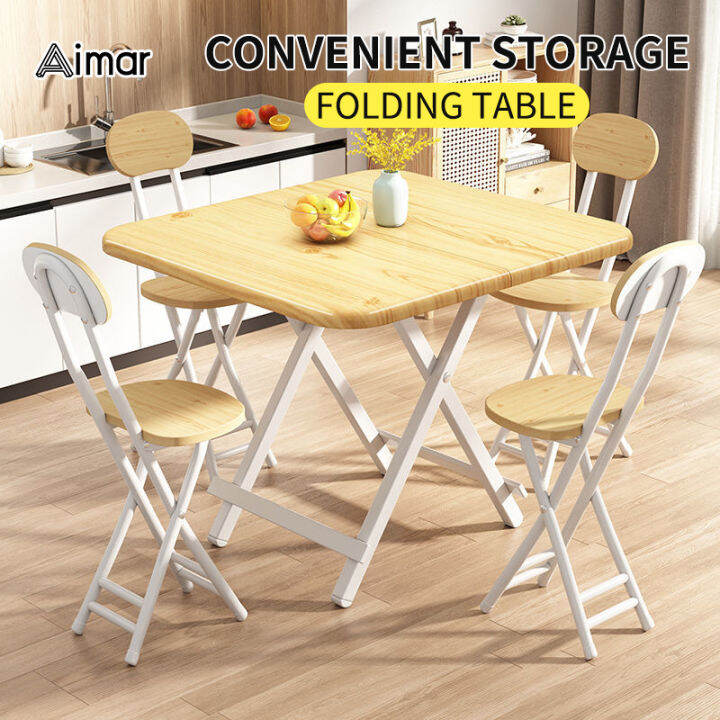 Folding Table Portable High Quality Foldable Home Dining Desk Office ...