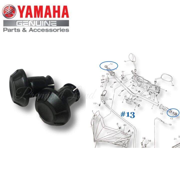 Mio i 125/M3 End Grip Bar End Yamaha Genuine | Lazada PH