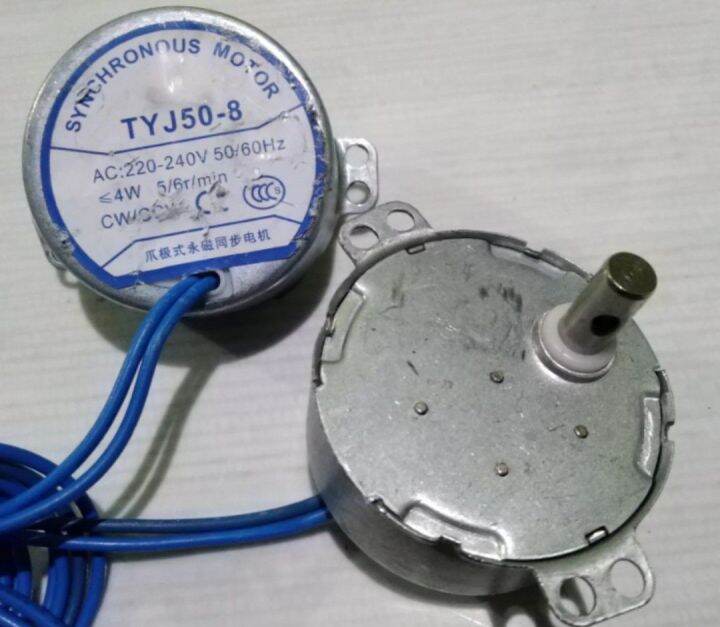 Dinamo AC220V 5/6 RPM Non Directional Turntable Synchronous Motor ...