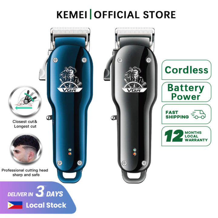 Kemei V-679 Powerful Barber Equipment Hair Cut Machine Professional Electric Cordless Trimmer ...