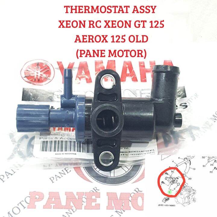 THERMOSTAT TERMOSTAD TERMOSTAT RADIATOR XEON RC XEON GT 125 AEROX 125 ...
