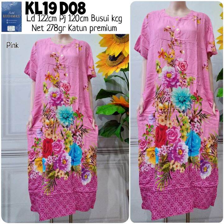 Daster jumbo lengan pendek merk Kuda Mas | Lazada Indonesia