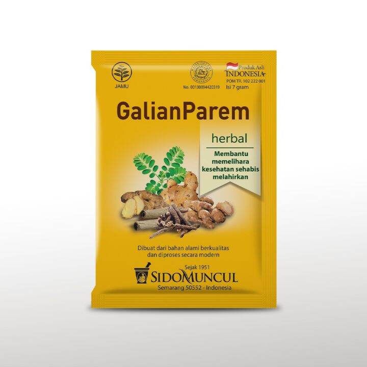 Jamu Galian Parem (param) SidoMuncul isi 10 Sachet | Lazada Indonesia