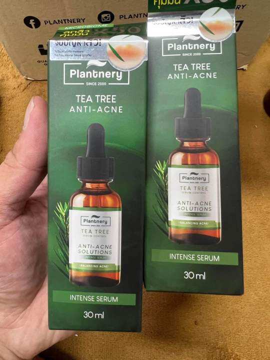 [ของแท้/พร้อมส่ง] Plantnery Tea Tree Acne Microbiome Intense Serum 30 ...