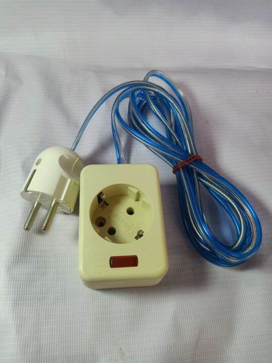 stop kontak+kabel 1 lubang 2x30 | Lazada Indonesia