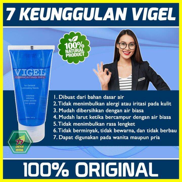 Gel Pelumas Vigel - 60 gr - Pelumas Ms V Terbaik cod termurah | Lazada ...