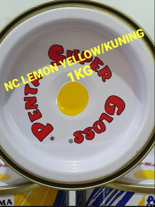 CAT DUCO PENTA NC SOLID LEMON YELLOW /KUNING ISI 1KG | Lazada Indonesia