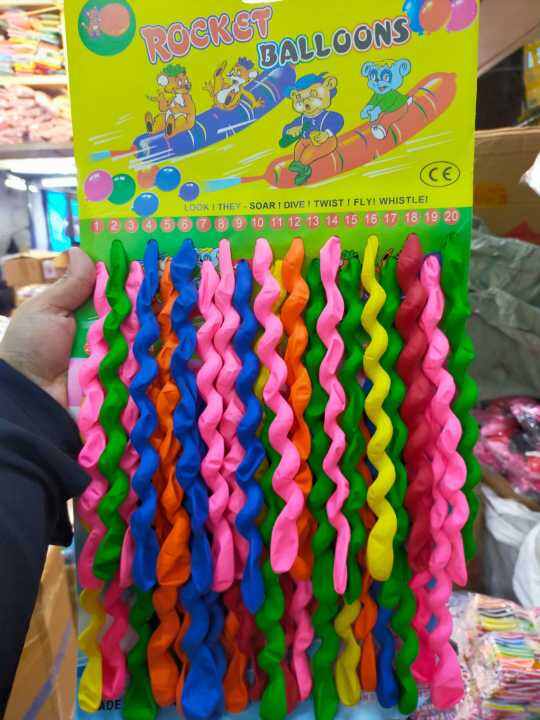 BALON ROKET BALON KARET PANJANG | Lazada Indonesia