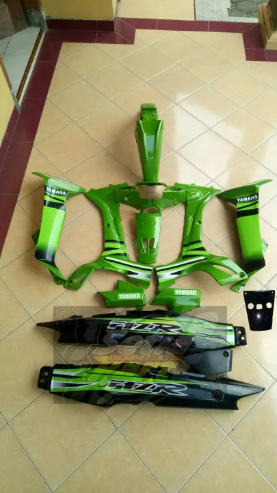 Full body Fiz r / F1ZR warna hijau hitam limited edition set kasar ...