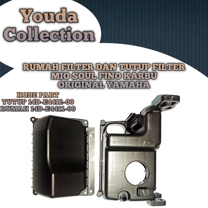 Rumah Box Filter Tutup Box Filter Udara Mio Soul Fino Karbu 14D ...