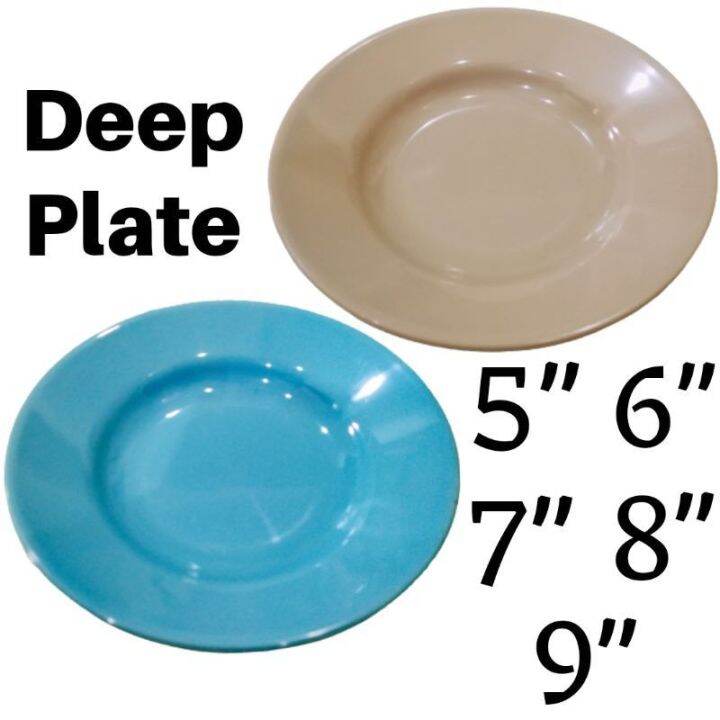Plastic Deep Plate / Pinggan Plastik🔥READY STOCK🔥 | Lazada