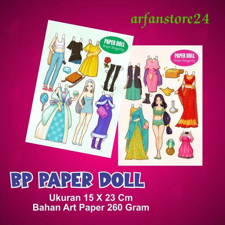 Paper doll viral/mainan jadul/mainan Bp jadul /mainan viral | Lazada ...