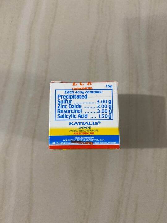 Katialis Ointment 15g antibacterial Antifungal | Lazada PH