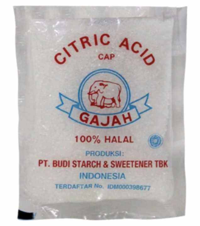 Citric Acid Asam Acid Cap Gajah 50gr | Lazada Indonesia
