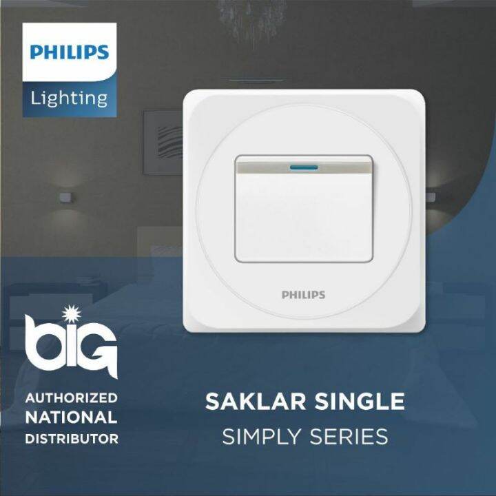 SAKLAR PHILIPS ORIGINAL SIMPLY PRODUCT/SAKLAR TUNGGAL IB | Lazada Indonesia