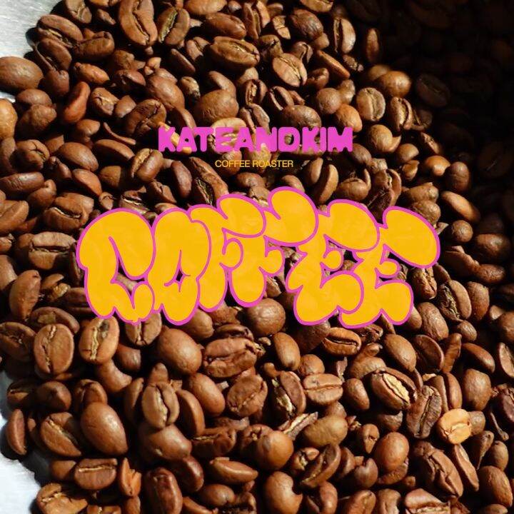 (( Kate & Kim )) เมล็ดกาแฟคั่ว เข้ม รสเหล้ารัม ไอริชคอฟฟี่ irish coffee ...