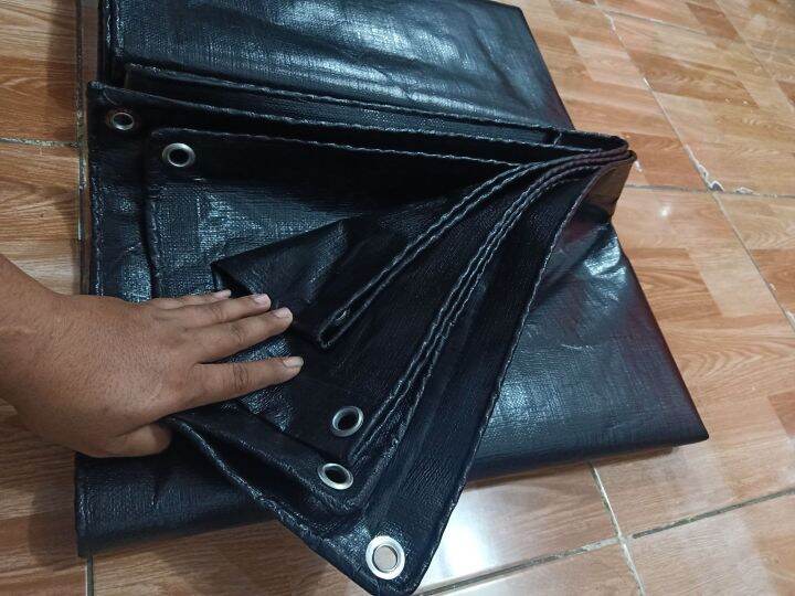 TERPAL A12 HITAM,ukuran 4x5m kualitas bahan tebal dan kuat. | Lazada ...
