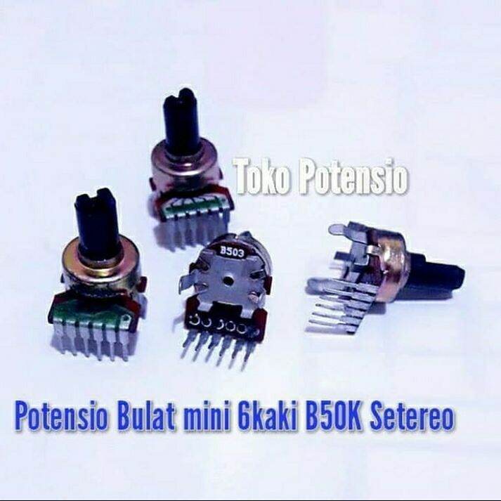 potensio stereo bulat mini 6 kaki B503 / 50k | Lazada Indonesia