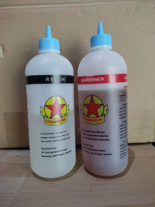 LEM KAYU SUPER KUAT LEM EPOXY BINTANG TUTUP BIRU MUDA LEM KAYU LEM DUA ...