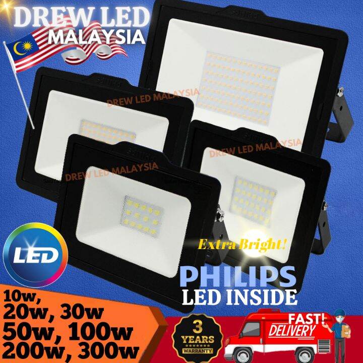 LazMall DREW LED MALAYSIA AC165-265V LED Outdoor Flood Light IP66 ...