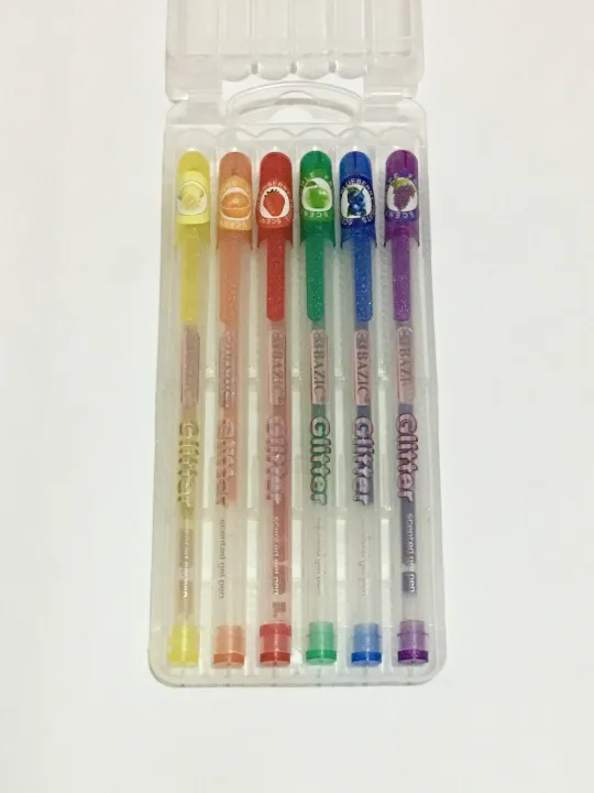 Fruit Scented Glitter Gel Pen 6pcs/set | Lazada PH