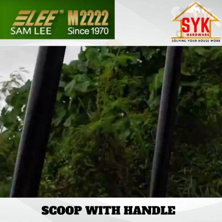 SYK Samlee B0201 B0203 Scoop With Handle Gardening Tools Outdoor Penggali Lubang Kebun Tanah ...