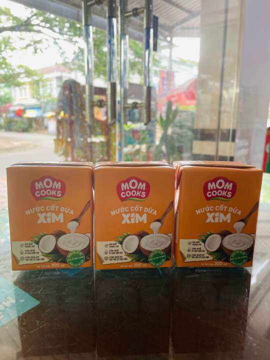 NƯỚC CỐT DỪA XIM MOM COOKS HỘP GIẤY 200ML | Lazada.vn