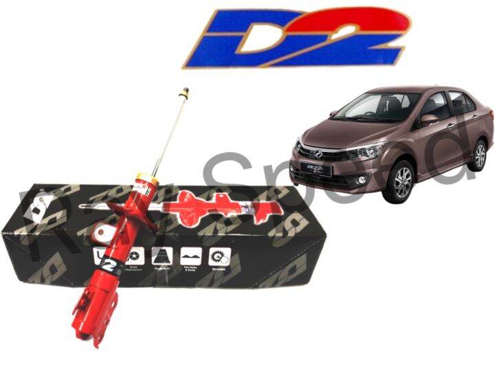 D2 Heavy Duty Perodua Bezza Absorber Front & Rear Suspension | Lazada