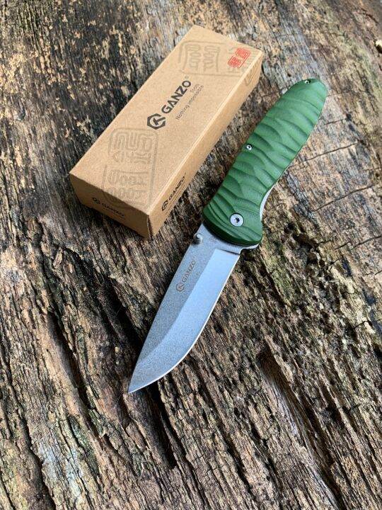 มีดพับGanzo G6252. ของแท้100%. โดยตัวแทนจำหน่าย Ganzo ประเทศไทย ใบมีดยาว 8.8 ซม ใบมีด เหล็ก 4116 ...