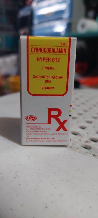 HYPER B12 CYANOCOBALAMIN 10ML | Lazada PH