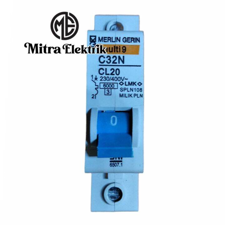 MCB 20 25 40 AMPERE MERLIN GERIN MULTI9 SPLN | Lazada Indonesia
