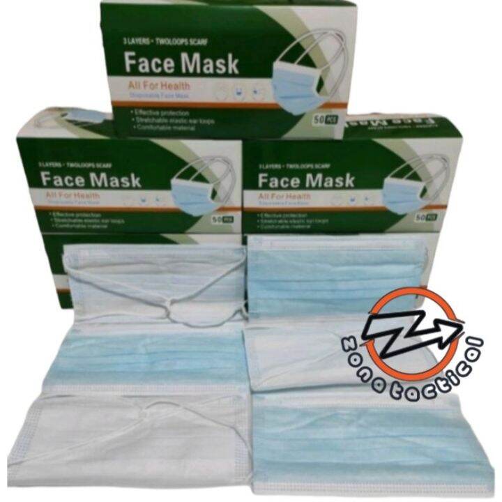 Masker Hijab Facemask 3ply Kemenkes BNBP 1box 50pcs | Lazada Indonesia