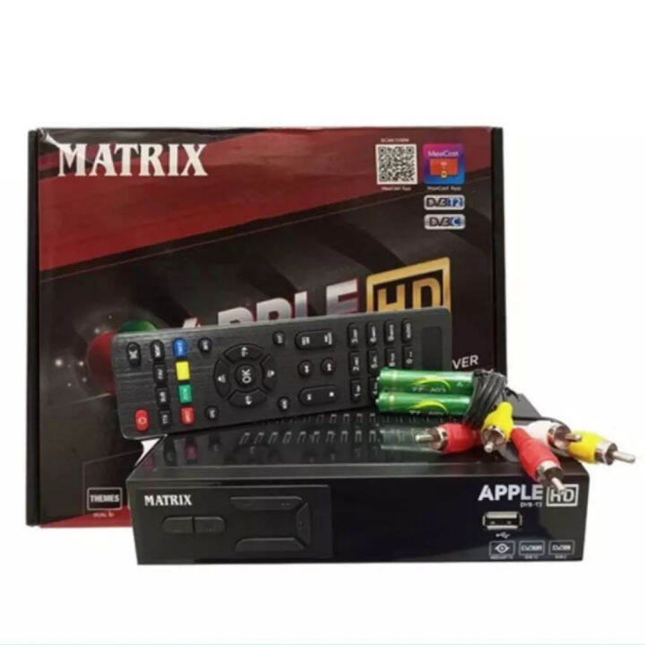 Set top box tv DIGITAL Matrix apple/Evinix H1/Luby T2-01 antena UHF ...