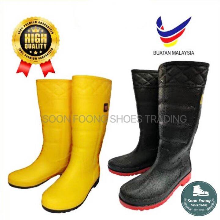 [Size38-43] Ready Stock Gajah King 888 High Cut Men Long Safety lRubber ...