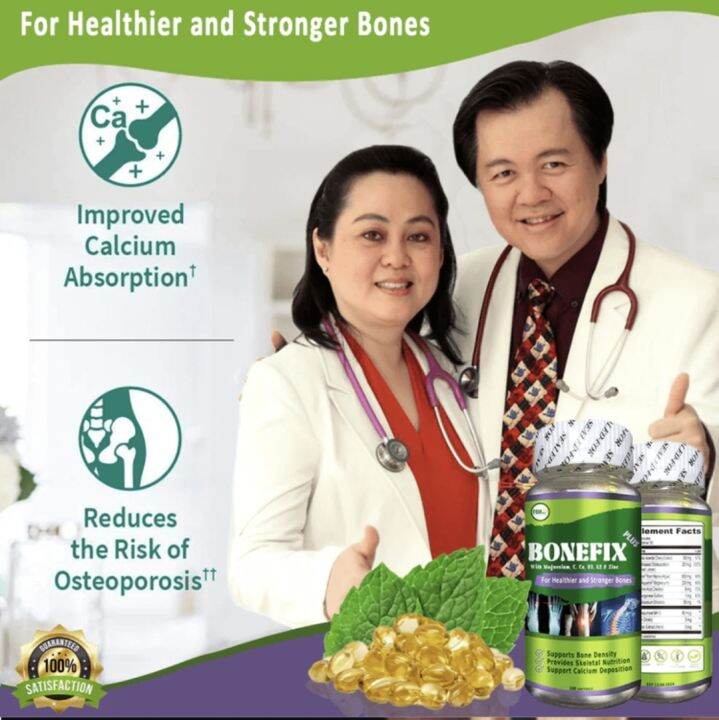 BONEFIX PLUS 100softgel- Treatment for Osteoporosis, Osteoarthritis ...