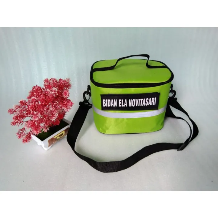 Tas Bidan Kit Tabung ( 25 × 20 × 20 ) Bisa REQUEST TULISAN dan WARNA ...