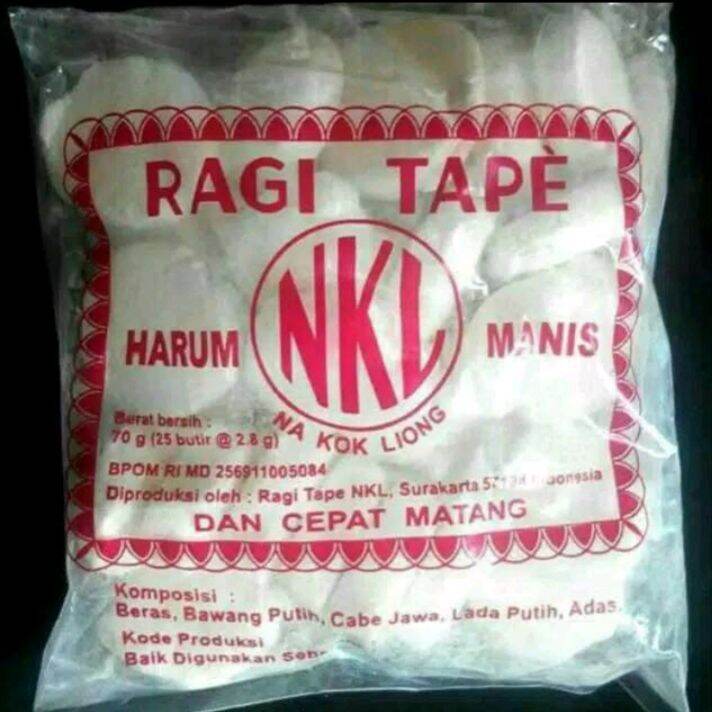 RAGI TAPE / RAGI KETAN / RAGI TAPE SINGKONG / RAGI ASLI ISI 25pcs Dan ...