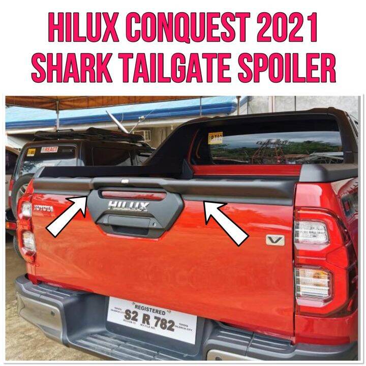 TOYOTA HILUX CONQUEST 2021-2023 SHARK TAIL GATE SPOILER (HILUX CONQUEST ...