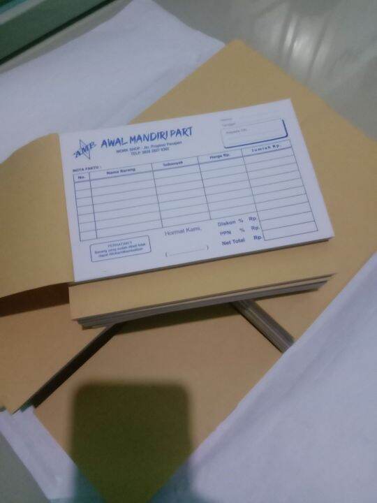 NOTA BENGKEL MOTOR / MOBIL catatan | Lazada Indonesia