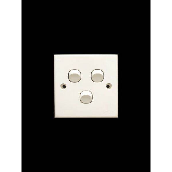 Schneider Saklar Triple E33 Classic / saklar 3 gang clipsal | Lazada ...