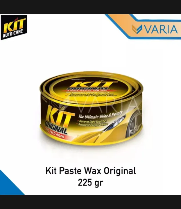 Kit Paste Wax Original Car Kuning Light Polish Poles Body Mobil 225 gr ...