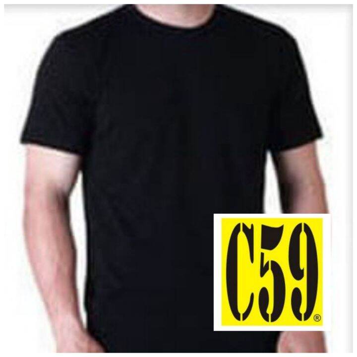 KAOS OBLONG C59 POLOS BLACK / OBLONG PRIA DAN WANITA C59 COTTON COMBAD 24S HITAM, | Lazada Indonesia
