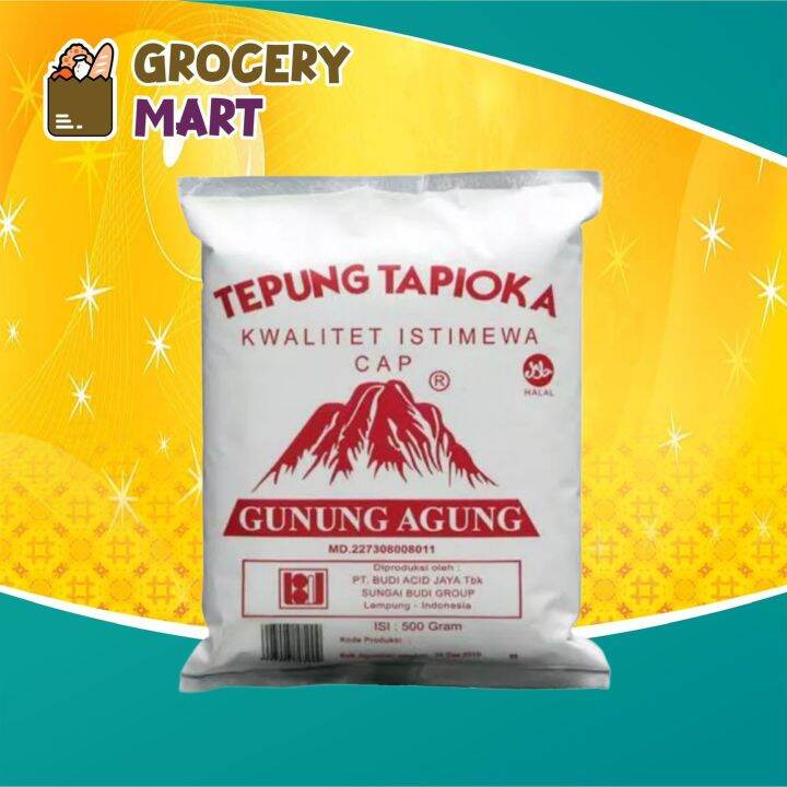 Tepung Tapioka Cap Pak Tani Gunung Agung 500gr / Tapioka Flour | Lazada Indonesia